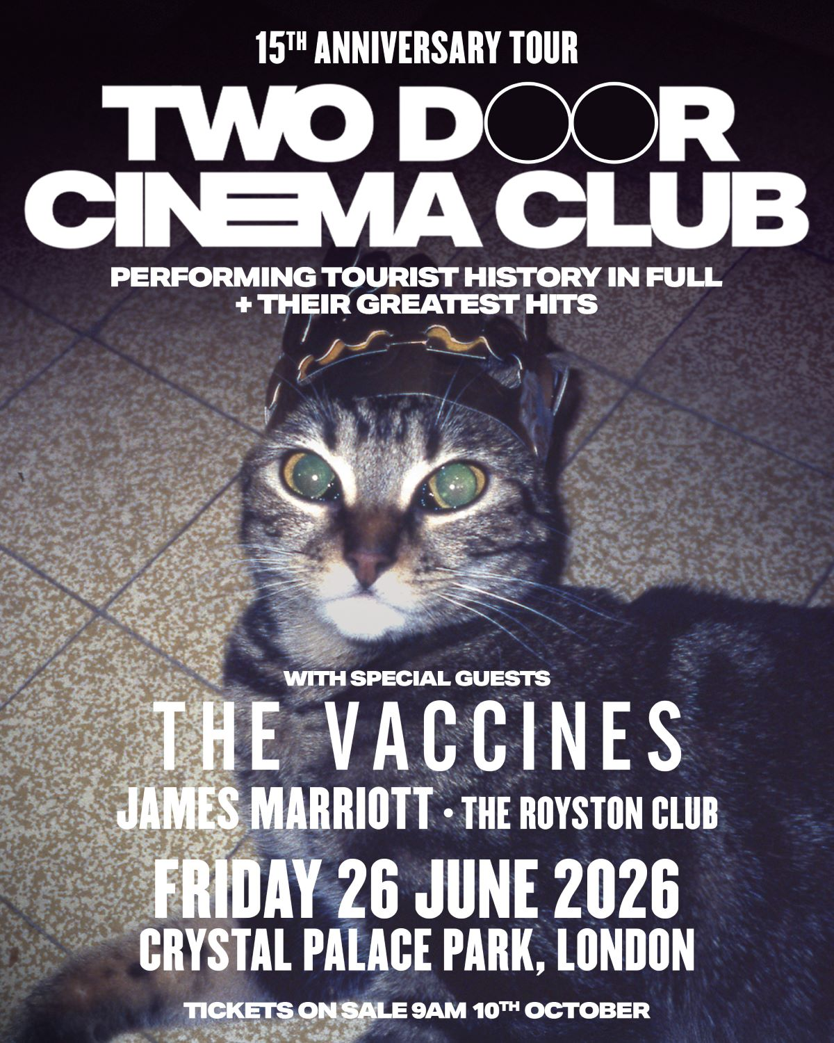 TWO DOOR CINEMA CLUB TO CELEBRATE 15 YEARS OF ‘TOURIST HISTORY’ WITH ...